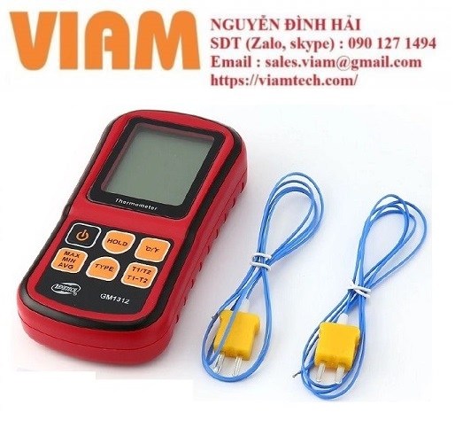 MÁY ĐO NHIỆT ĐỘ TIẾP XÚC BENETECH GM 1312 - THIẾT BỊ THÍ NGHIỆM